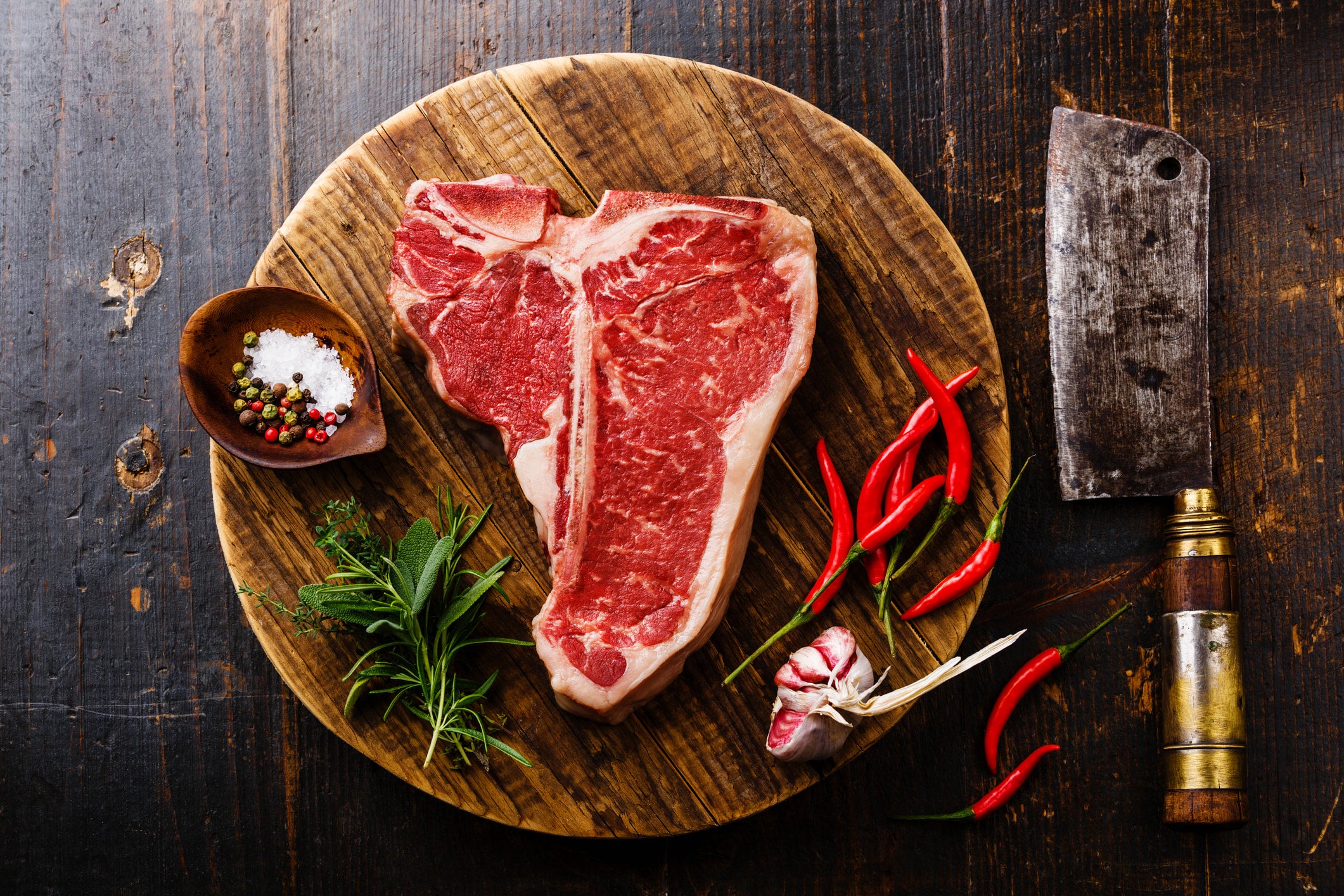 Harris Ranch Prime T-Bone Steaks CA Grown Beef